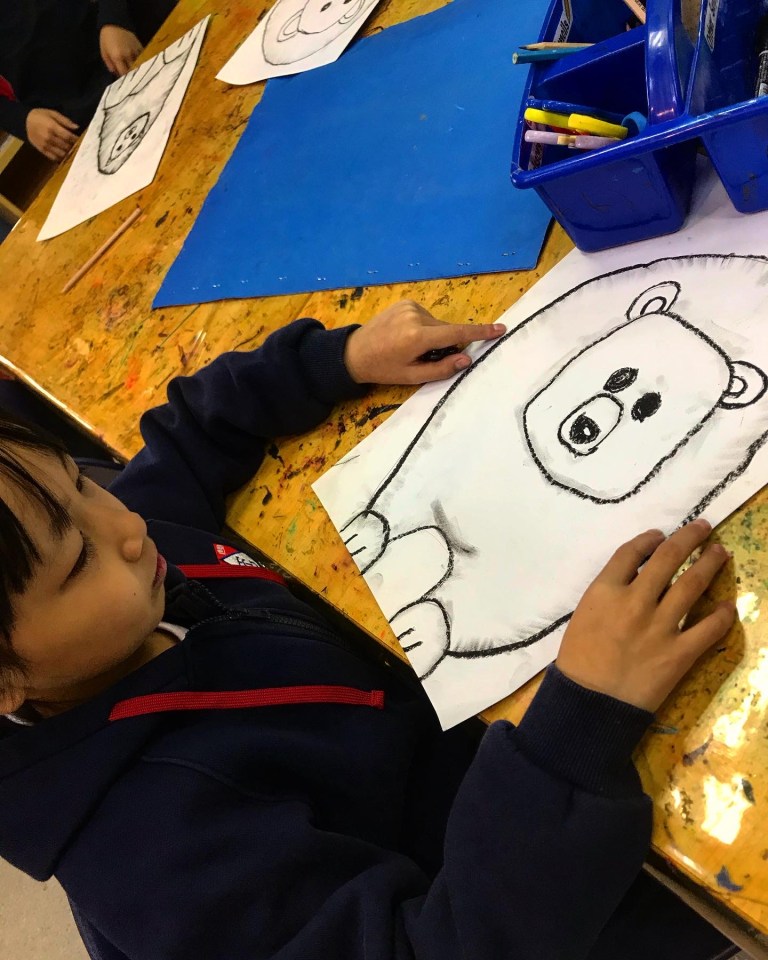 Polar “Bear” Express | Amazing Art Teacher