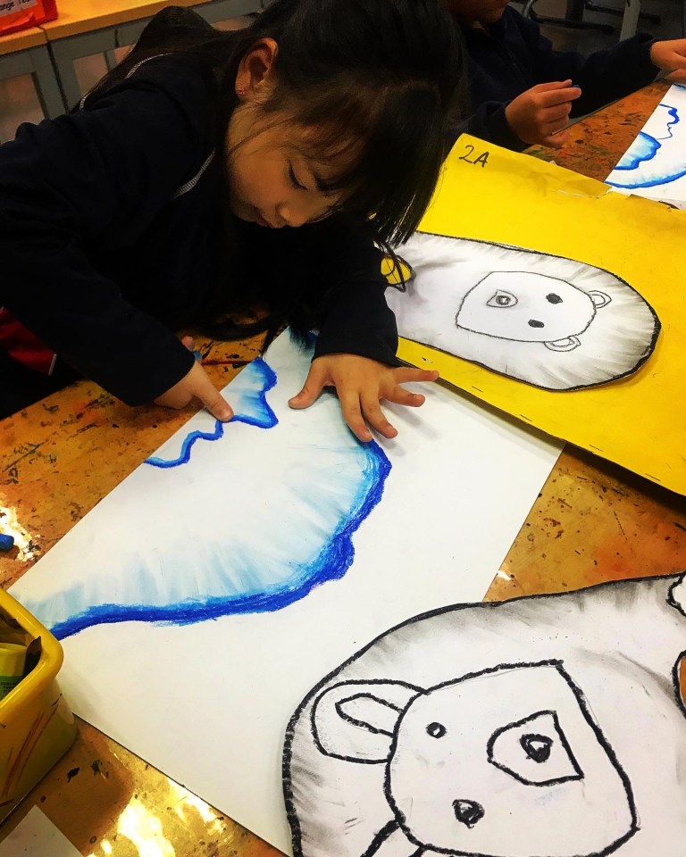 Polar “Bear” Express | Amazing Art Teacher