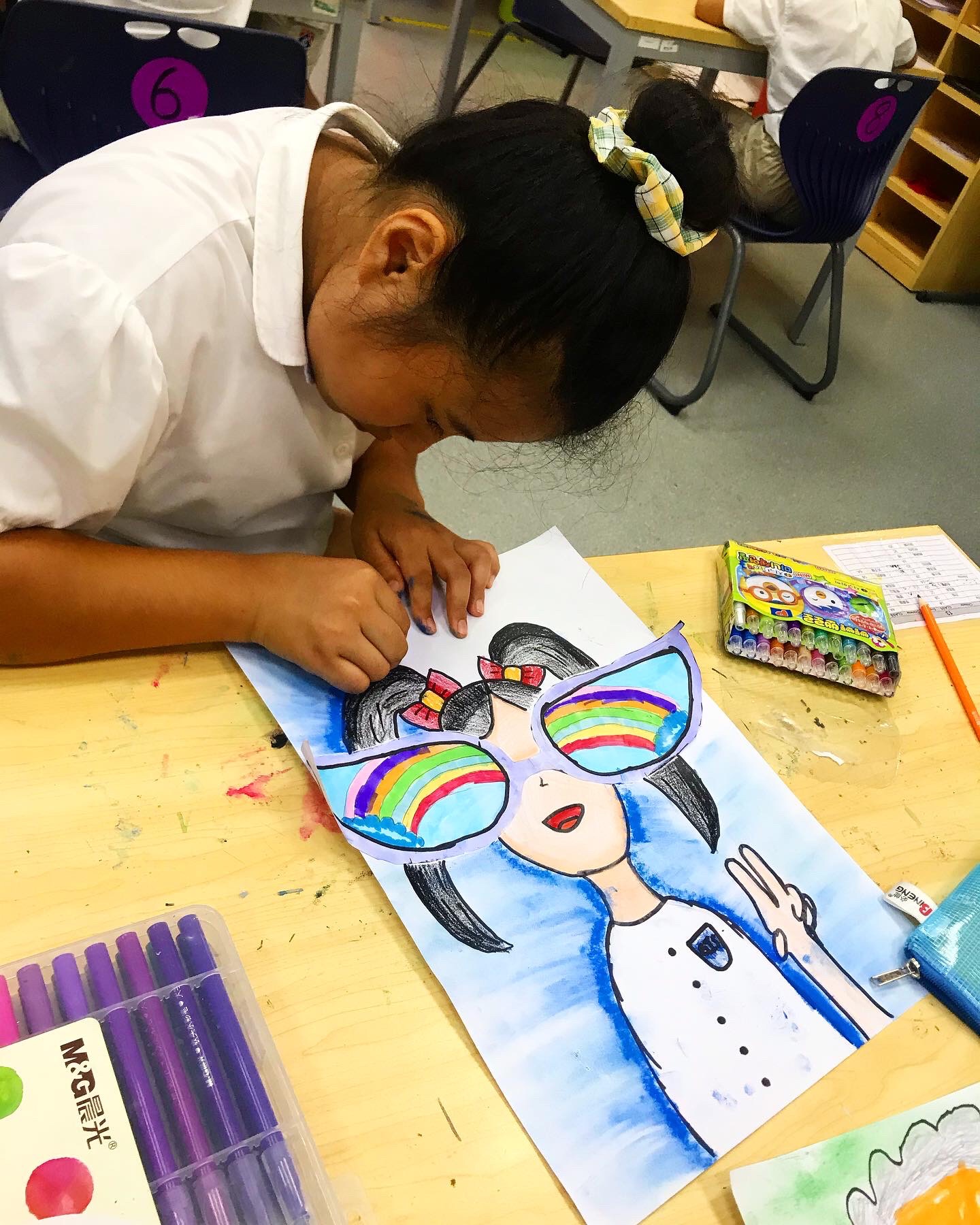 Summertime Self Portraits | Amazing Art Teacher