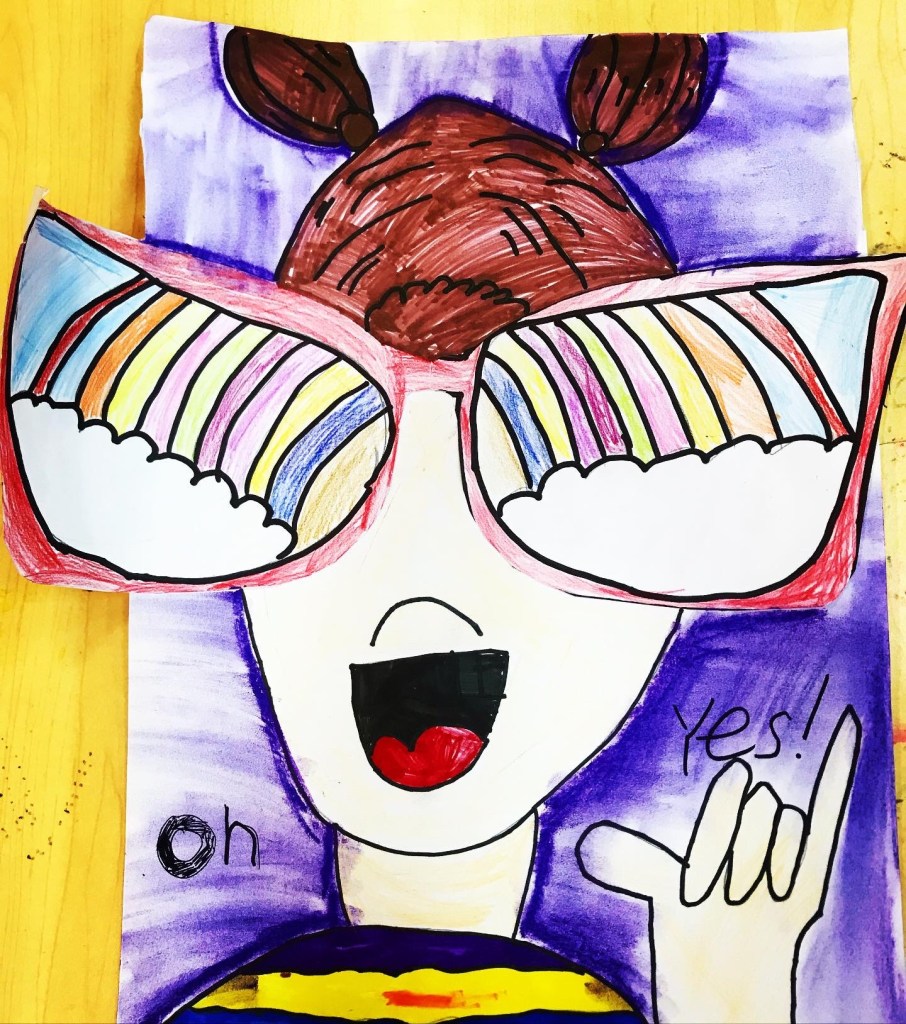 Summertime Self Portraits – Amazing Art Teacher
