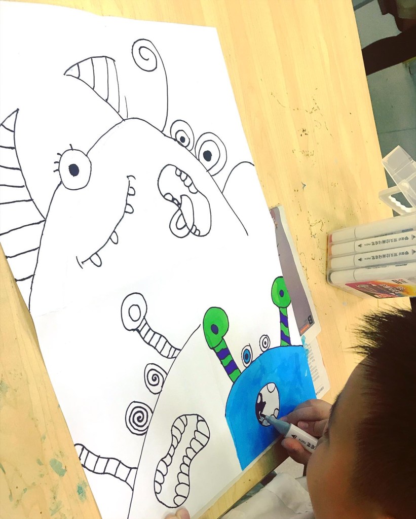 Warm Cool Monsters | Amazing Art Teacher