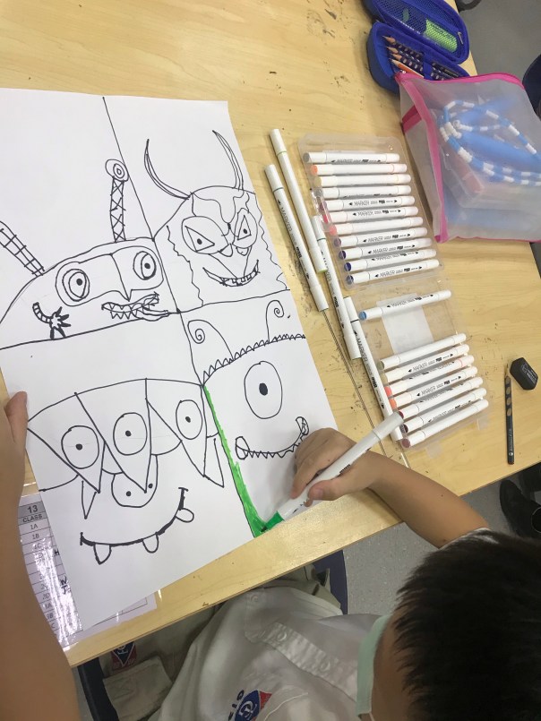 Warm Cool Monsters | Amazing Art Teacher